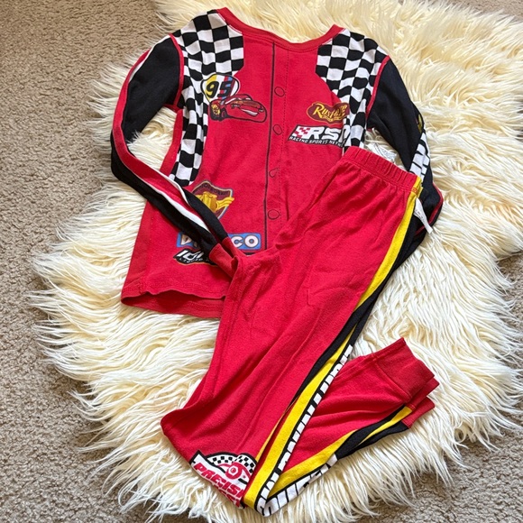 Disney | Pajamas | Disney Kids Lighting Mcqueen Racing Suit Pajamas ...